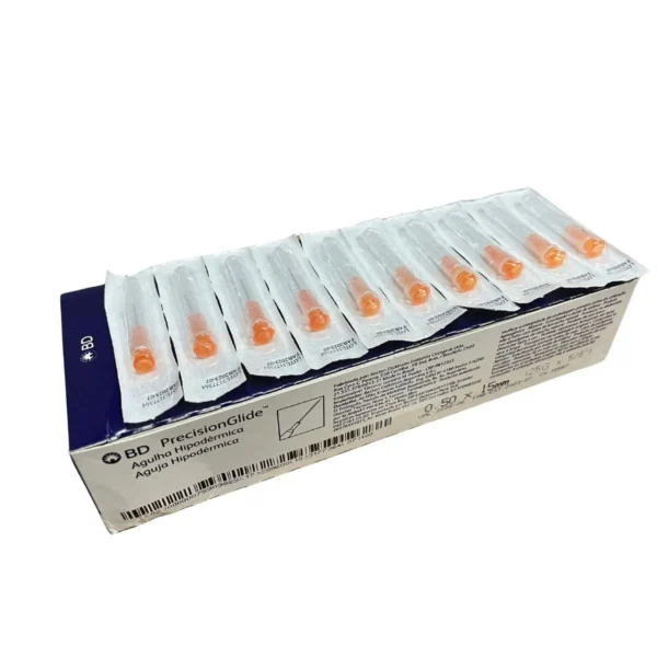 AGULHA HIPODÉRMICA 0.50 X 15mm (25G x 5/8) UNIDADE – BD – Cirúrgica ...