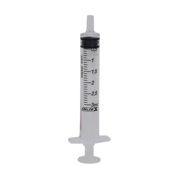 SERINGA DESCARTÁVEL 3ML BICO LUER SLIP INJEX – Cirúrgica Bergamota